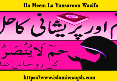 The Power and Benefits of Ha Meem La Yunsaroon Wazifa - Islamic Naqsh